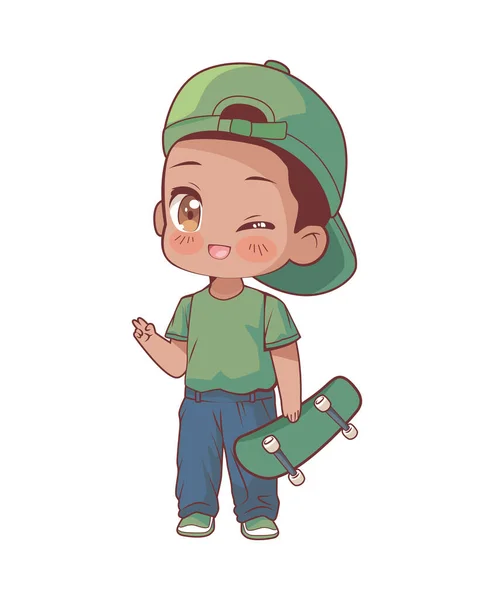 Chibi Boy With Cap