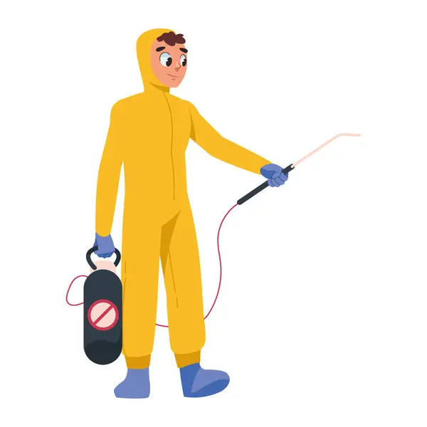 Pest control man Vector Images | Depositphotos