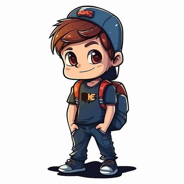 Chibi Boy With Cap