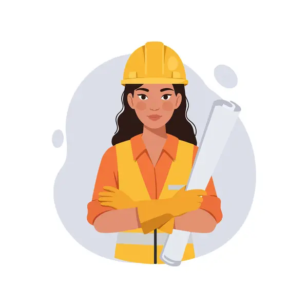 Female engineer drawing Vector Images | Depositphotos