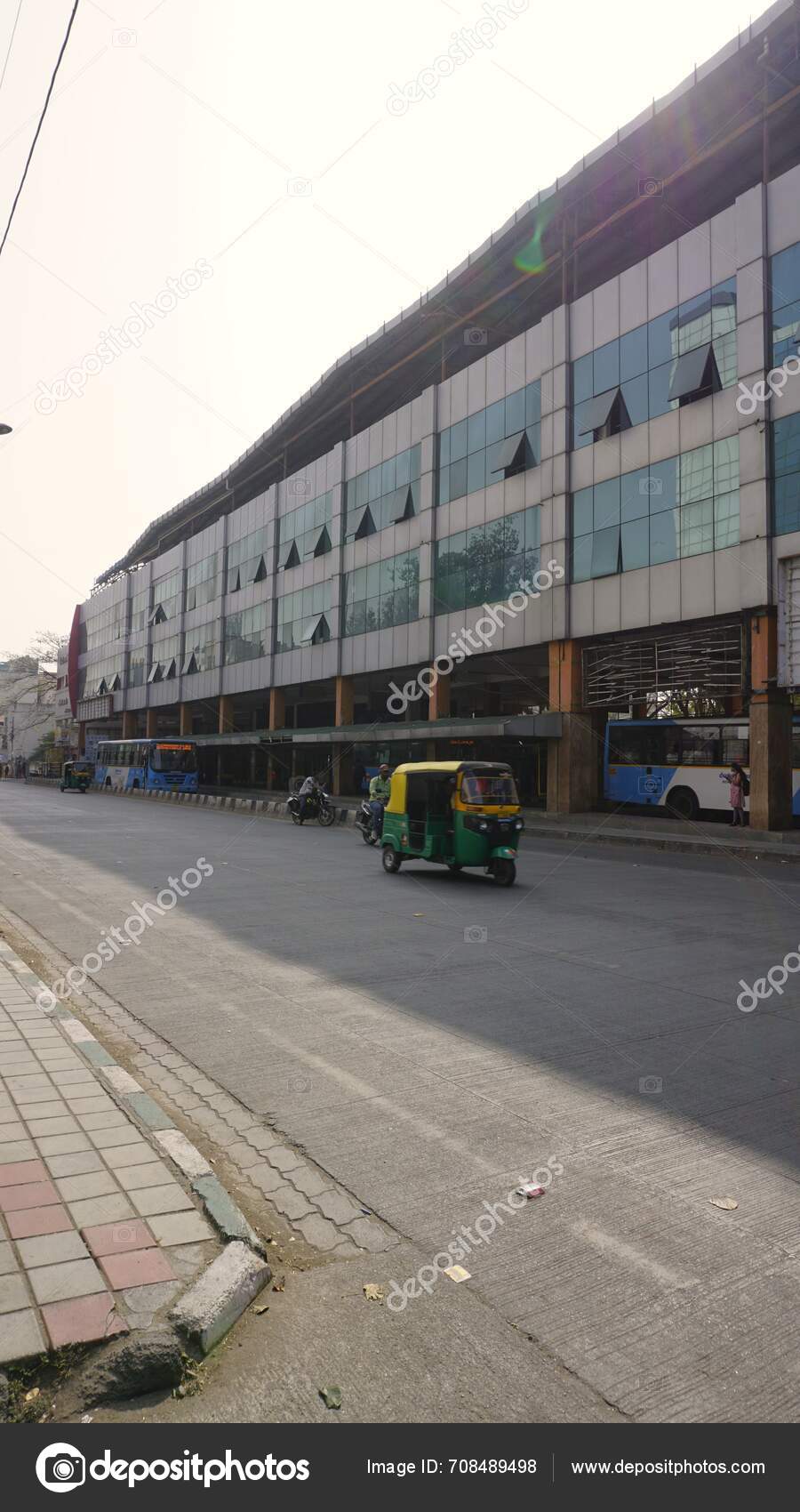 Bangalore India January 2024 Exterior View Jayanagar 4Th Block Bmtc ...