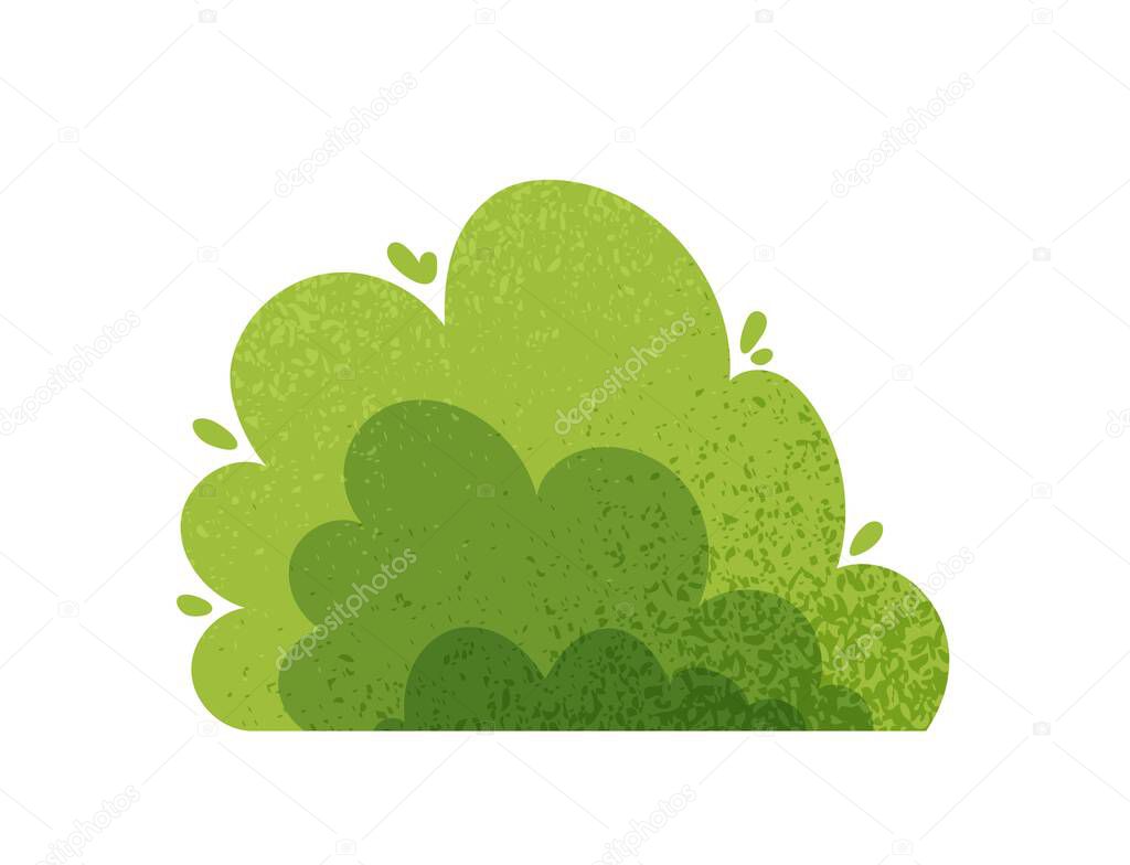 Icono de arbustos diferentes. Ecología y naturaleza, bosque y paisaje ...