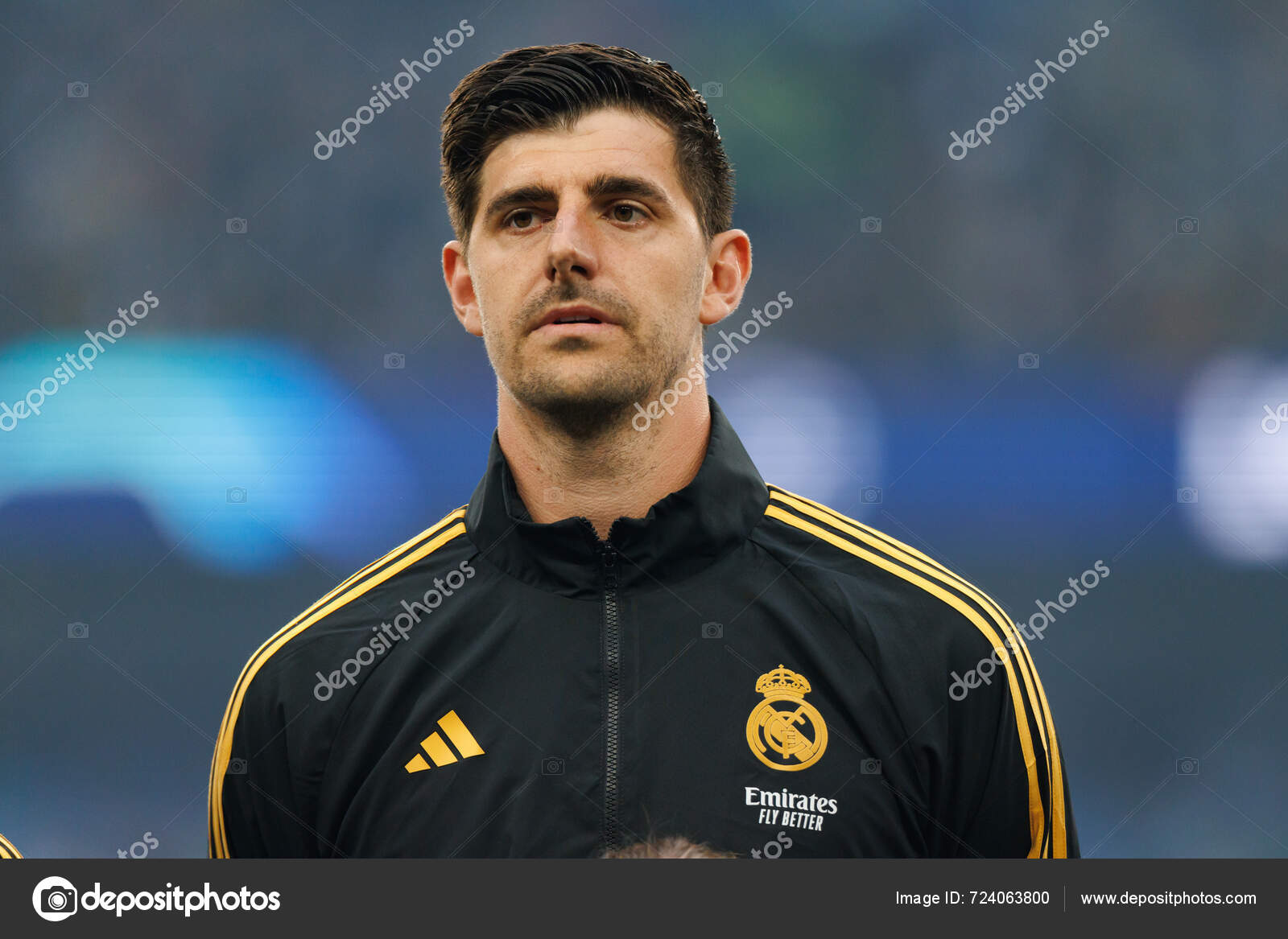 Thibaut Courtois Durante Partido Final Champions League 2024 Entre ...