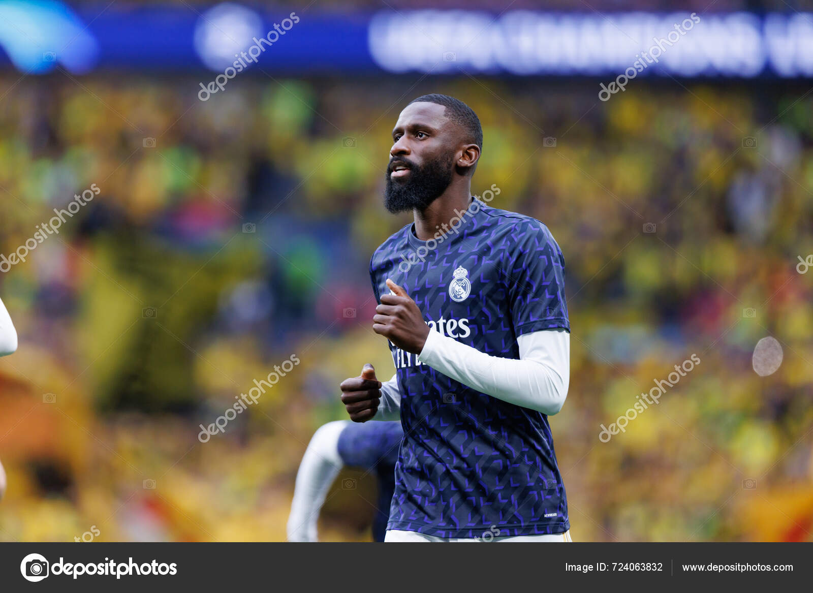 Antonio Rudiger Durante Partido Final Champions League 2024 Entre ...