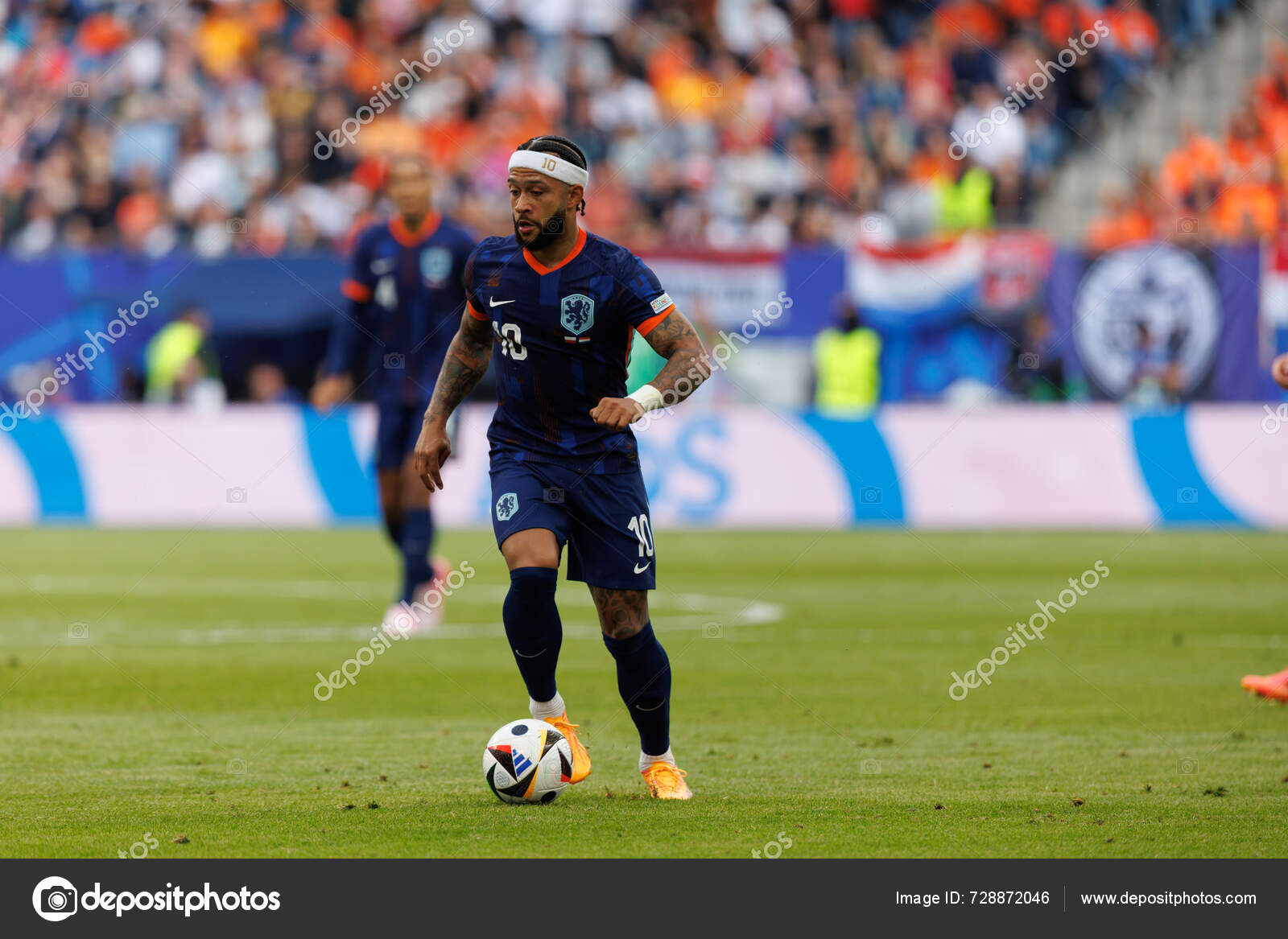 Memphis Depay Uefa Euro 2024 Game National Teams Poland Netherlands ...