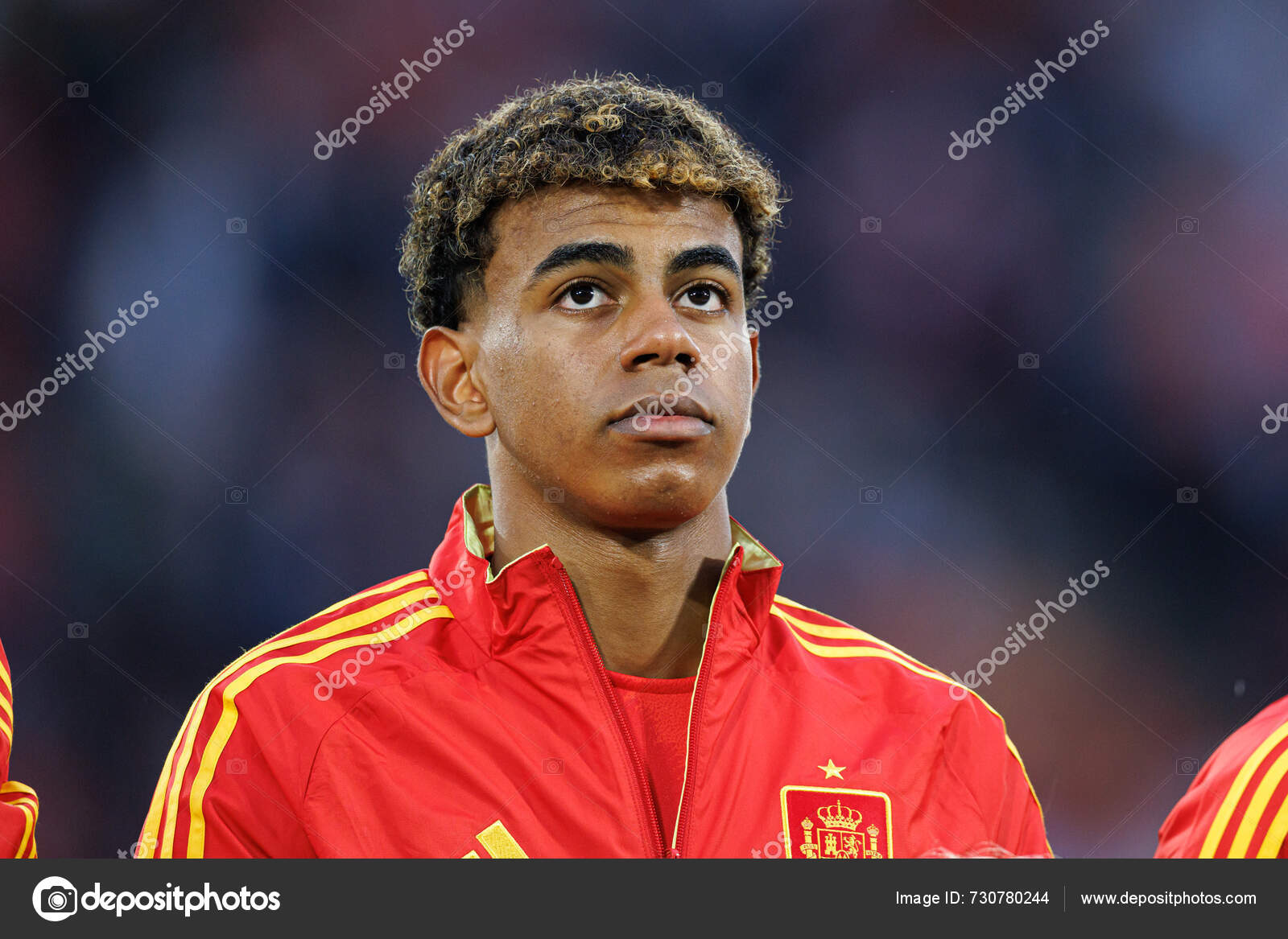 Lamine Jamal Beim Uefa 2024 Achtelfinale Zwischen Den ...