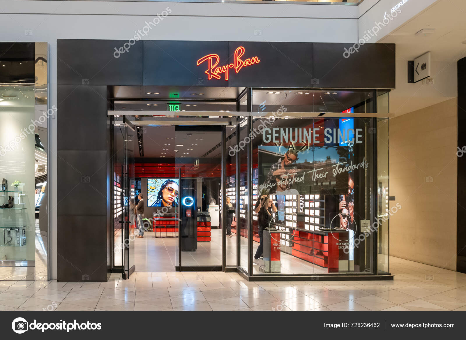 Tienda Ray Ban Westfield Valley Fair Santa Clara California Junio ...