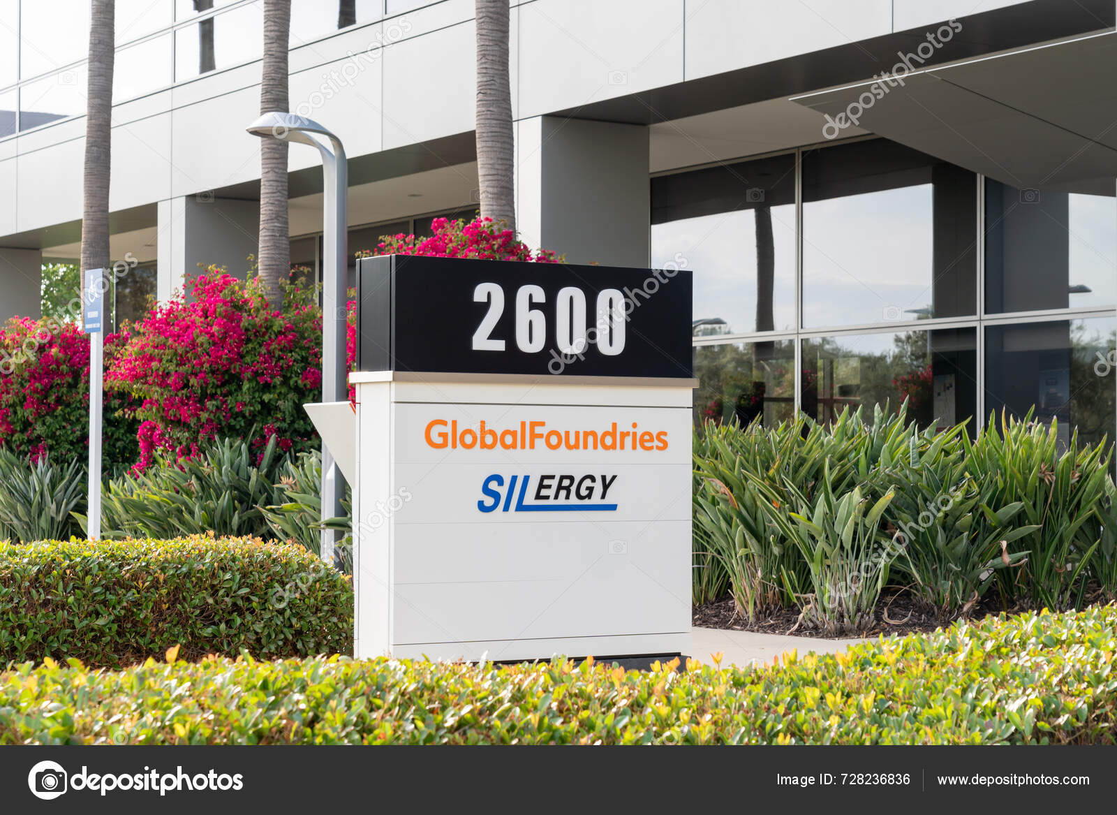 Globalfoundries Logo Office Building Silicon Valley Santa Clara ...