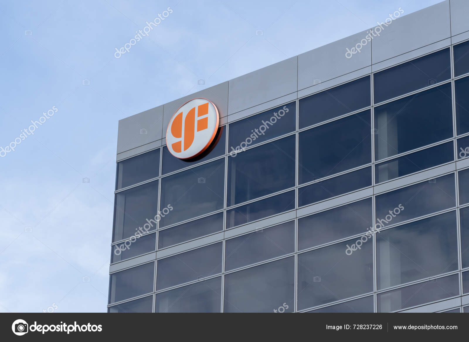 Globalfoundries Logo Office Building Silicon Valley Santa Clara ...