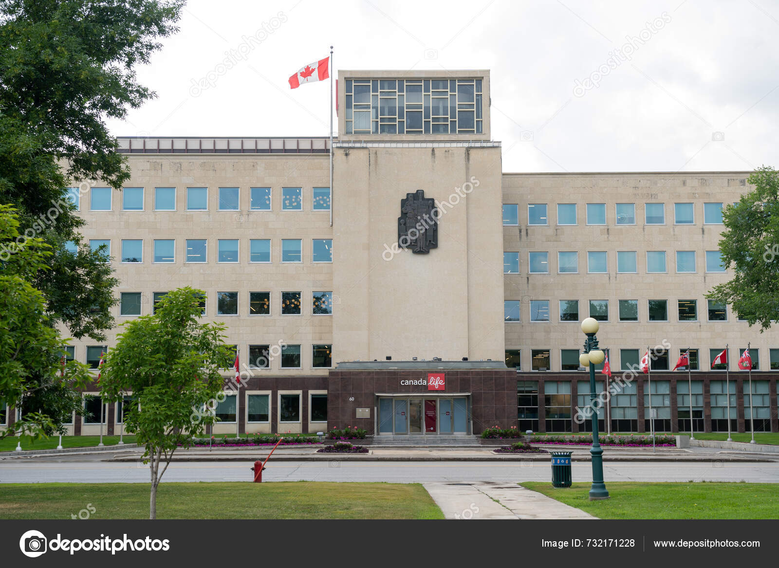 Canada Life Regional Office Building Winnipeg Manitoba Canada July 2023 ...