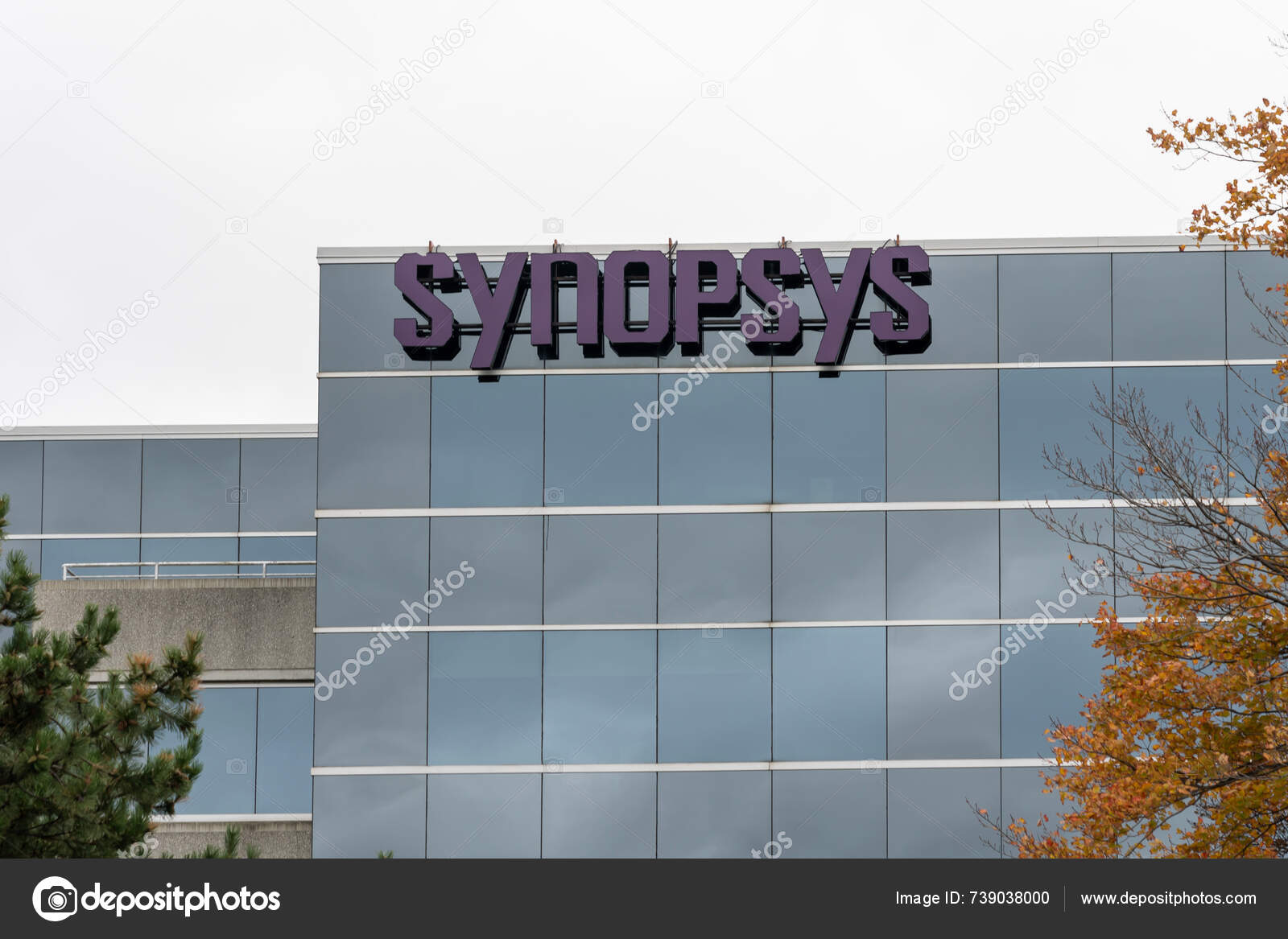 Synopsys Logo Sign Office Building Ottawa Ontario Canada October 2023 ...