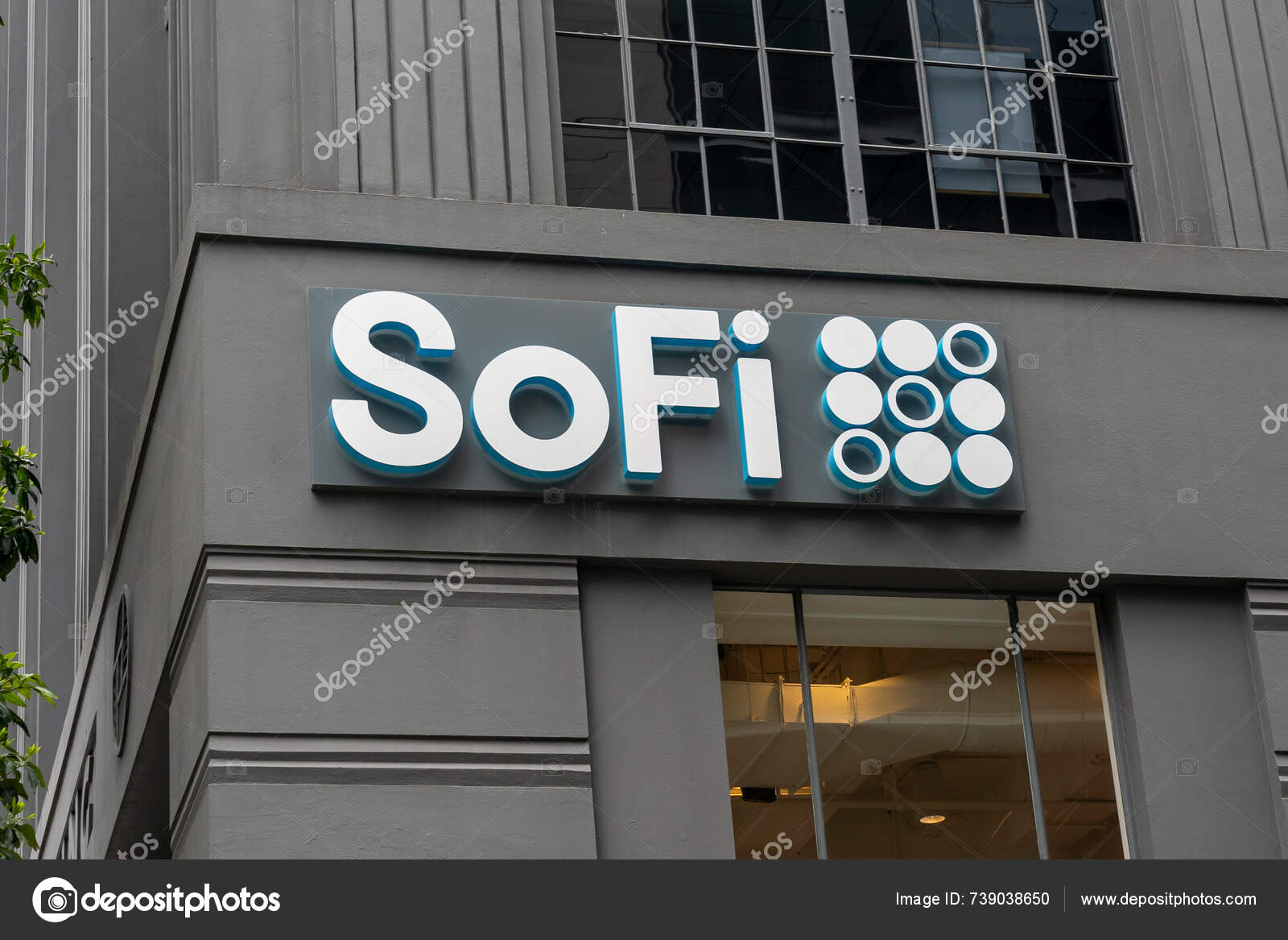 San Francisco California Usa June 2023 Close Sofi Sign Logo — Stock ...