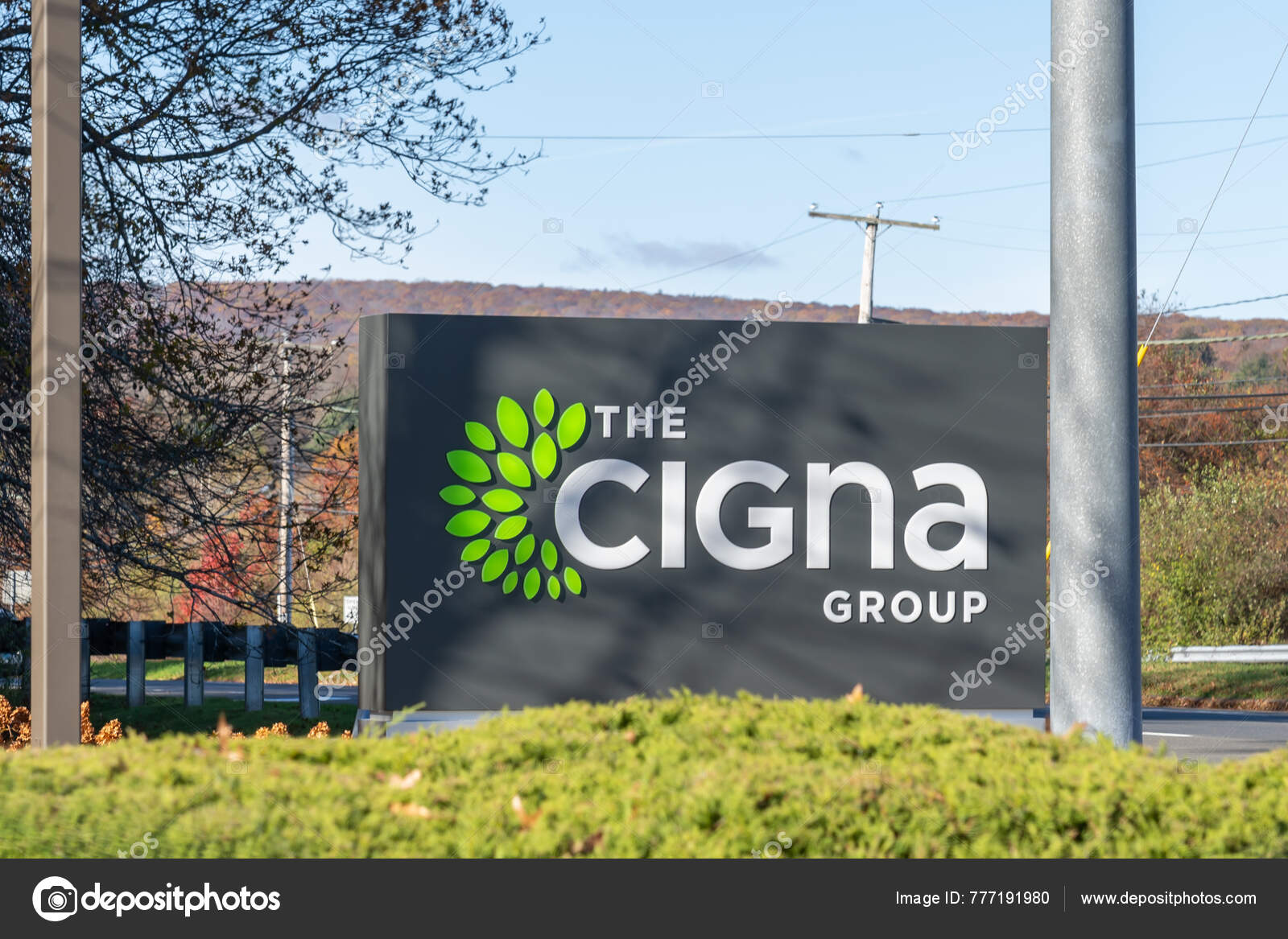 Cigna Group Sign Headquarters Bloomfield Connecticut Usa November 2023 ...