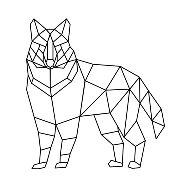 Geometric dog Vector Images | Depositphotos