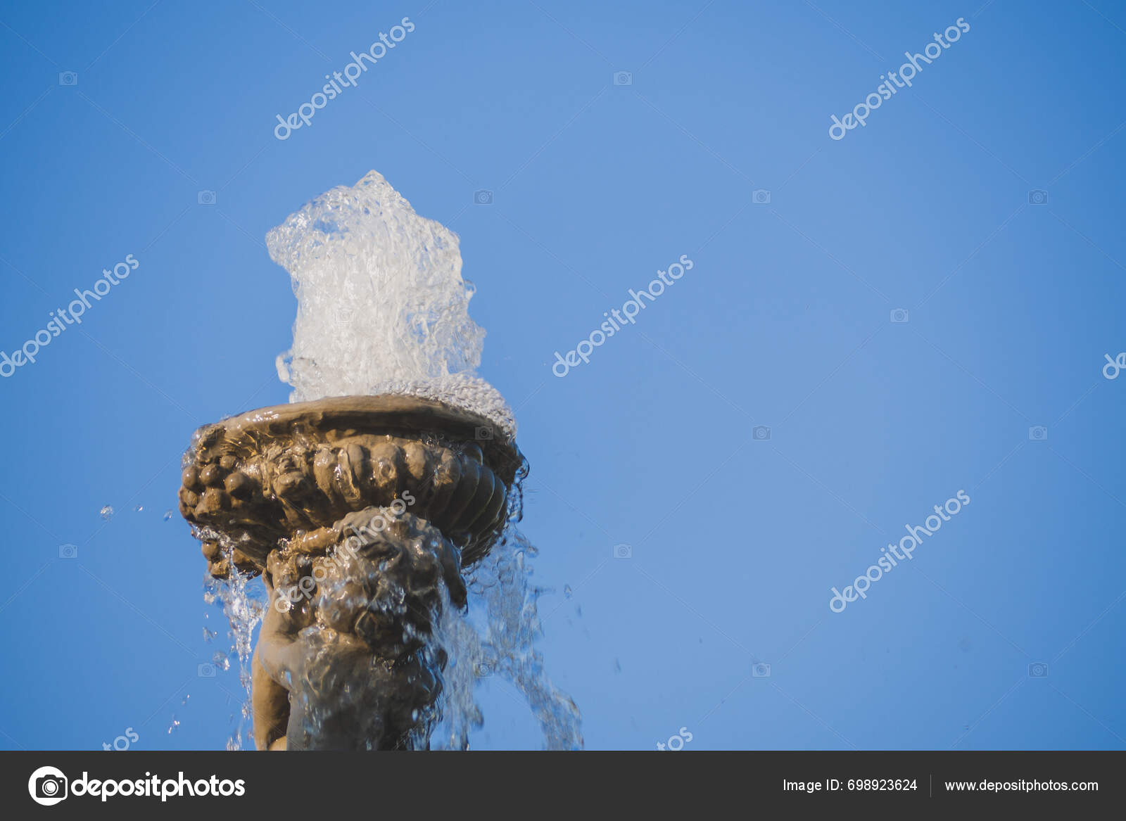 Ancient Roman Column Stone Statue Amidst Ruins — Stock Photo © kerngker ...
