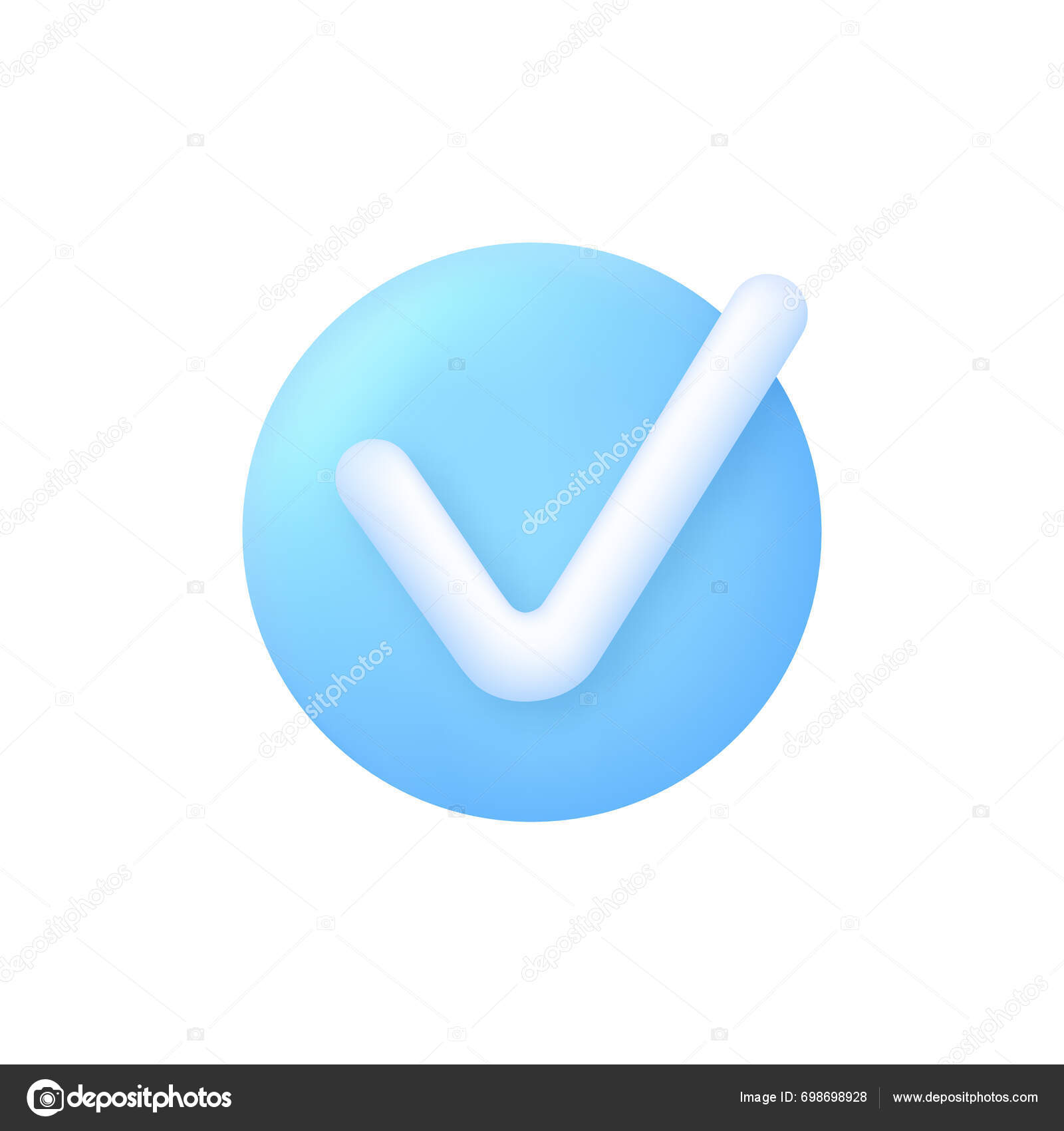 Ícone Sucesso Marca Check Verifique Botão Lista Carrapato Sucesso ...