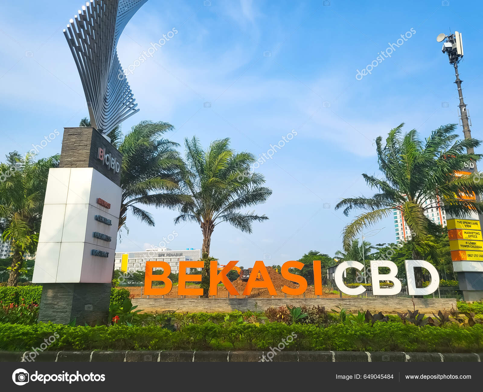 Bekasi Indonesia March 2023 View Lake Bcbd Bekasi Central Business ...