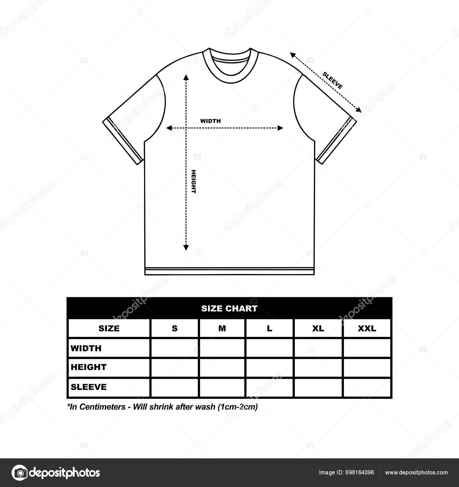 Short Sleeve Shirt Size Chart Technical Drawing Fashion Flat Sketch ... Short Sleeve Shirt Size Chart Technical Drawing Fashion Flat Sketch ...