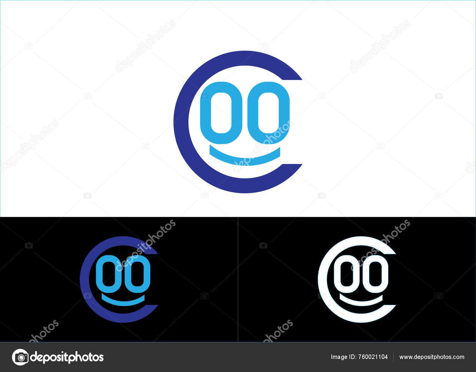 Initial Letter C100 Smile Logo Icon Design Vector Image Template ...