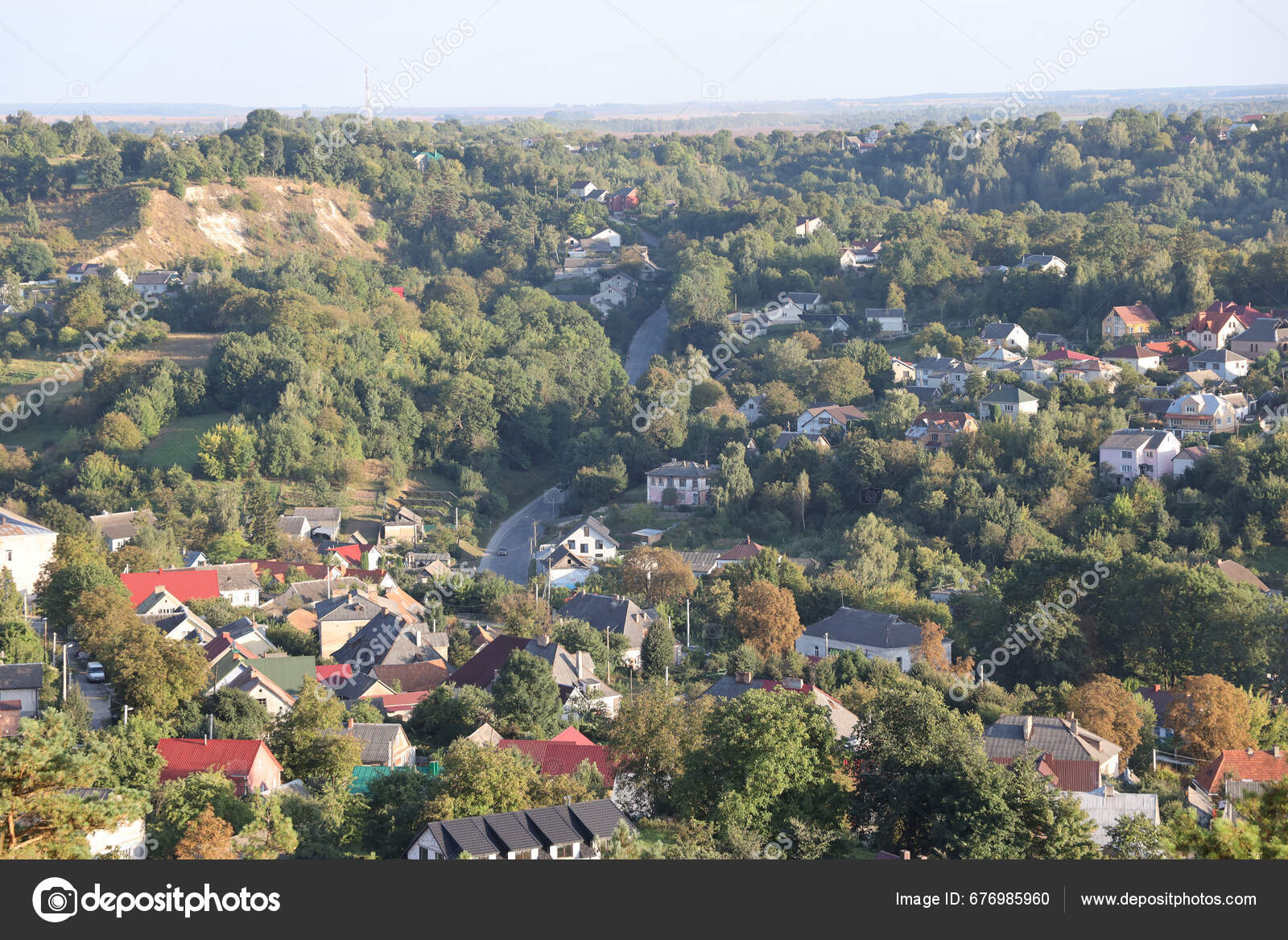 Ternopil Ukraine September 2023 Amazing Aerial Sunset View Historical ...