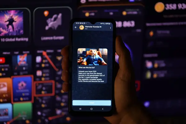 Kyiv Ukraine Április 2024 Hozzászólások Kombat Távirat Robot ...