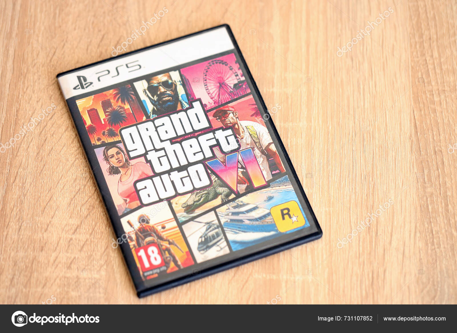 Kyiv Ucrania Junio 2024 Grand Theft Auto Ps5 Caja Disco — Foto editorial de stock #731107852 ...