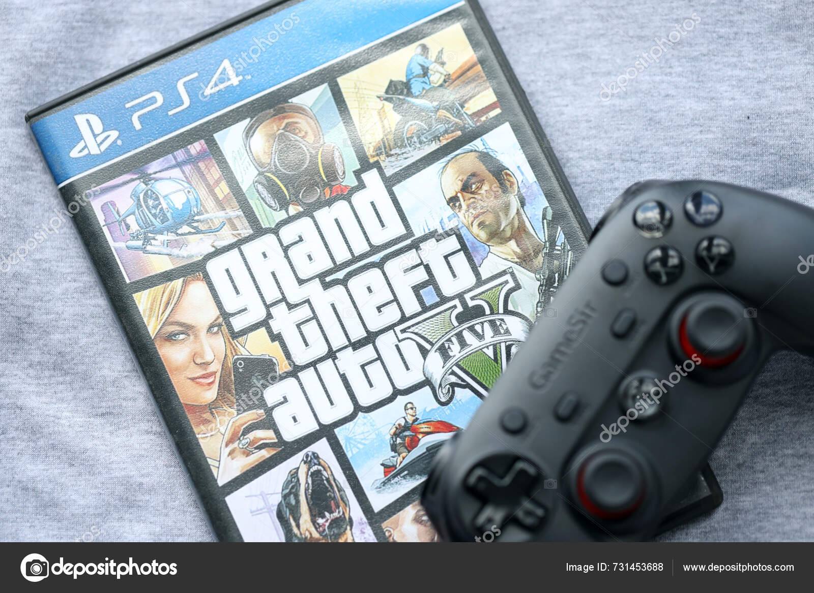 Kyiv Ucrania Junio 2024 Grand Theft Auto Ps4 Caja Disco — Foto editorial de stock #731453688 ...