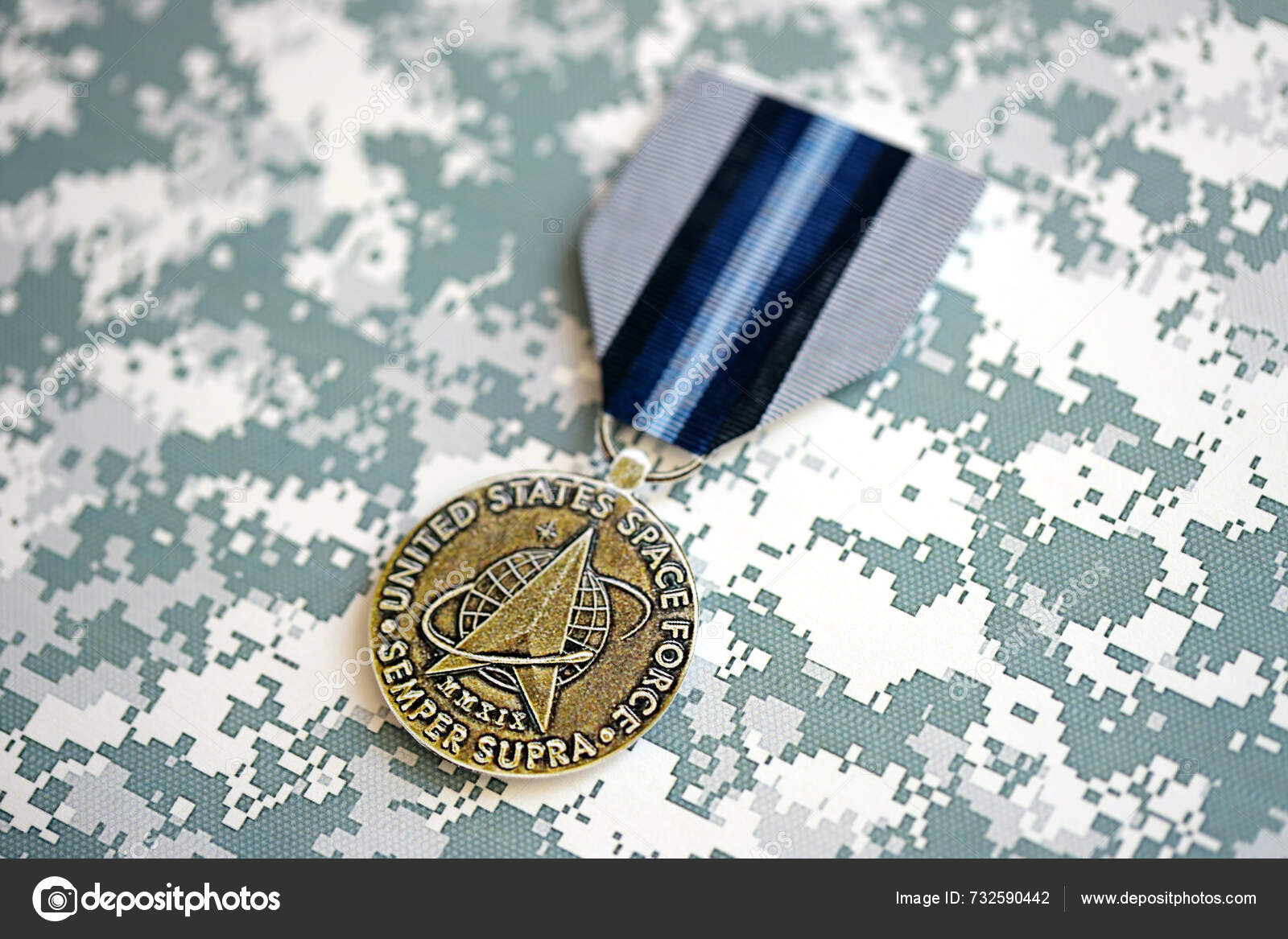 Kyiv Ukraine July 2024 Space Force Good Conduct Medal United — Stock ...