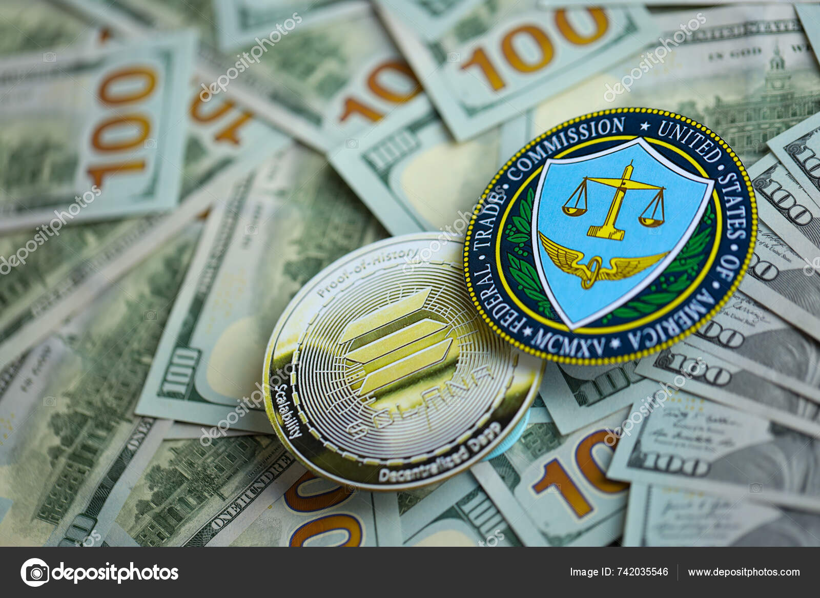 Kyiv Ukraine August 2024 Solana Sol Coin Federal Trade Commission ...