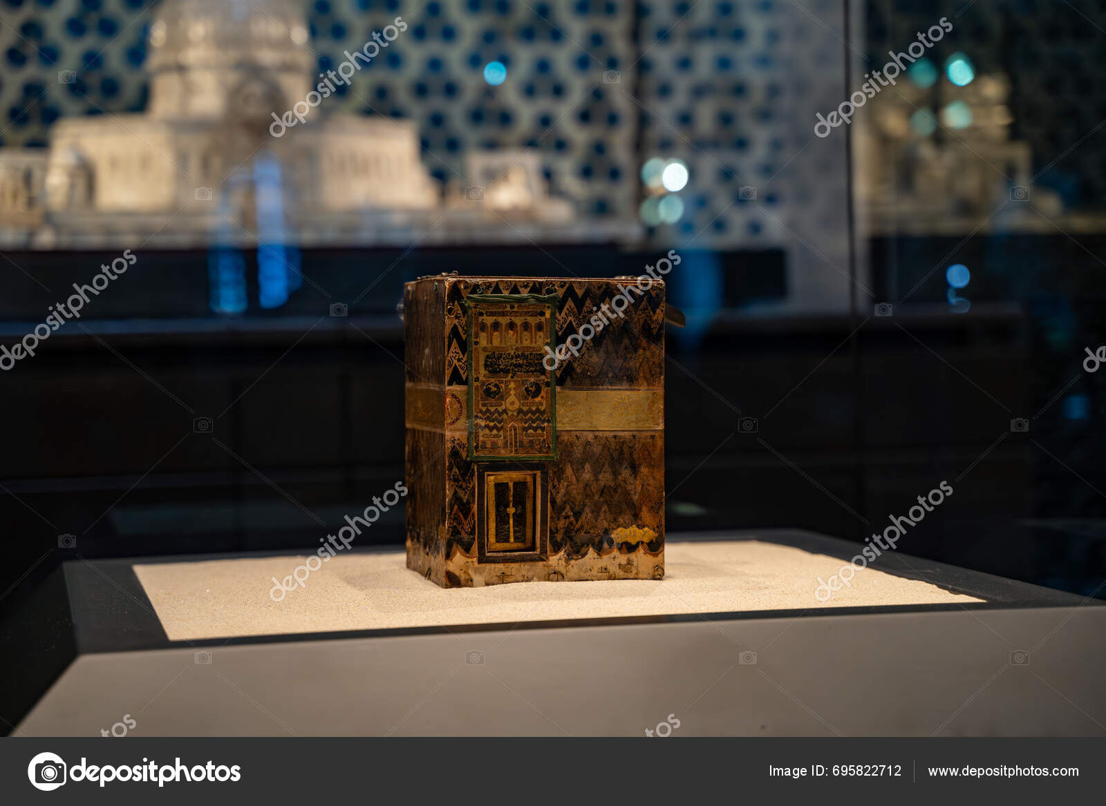 Model Kaaba Sacred Relics Topkapi Palace Istanbul Turkey December 2023 ...