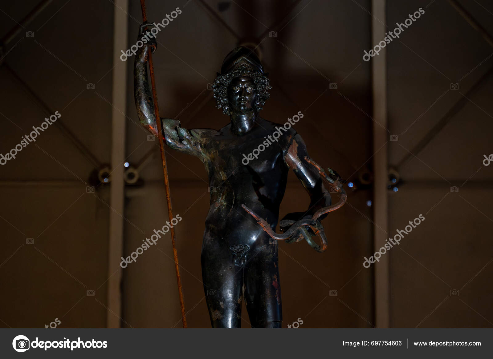 Statue Mars Gaziantep Zeugma Mosaic Museum Gaziantep Turkey December ...