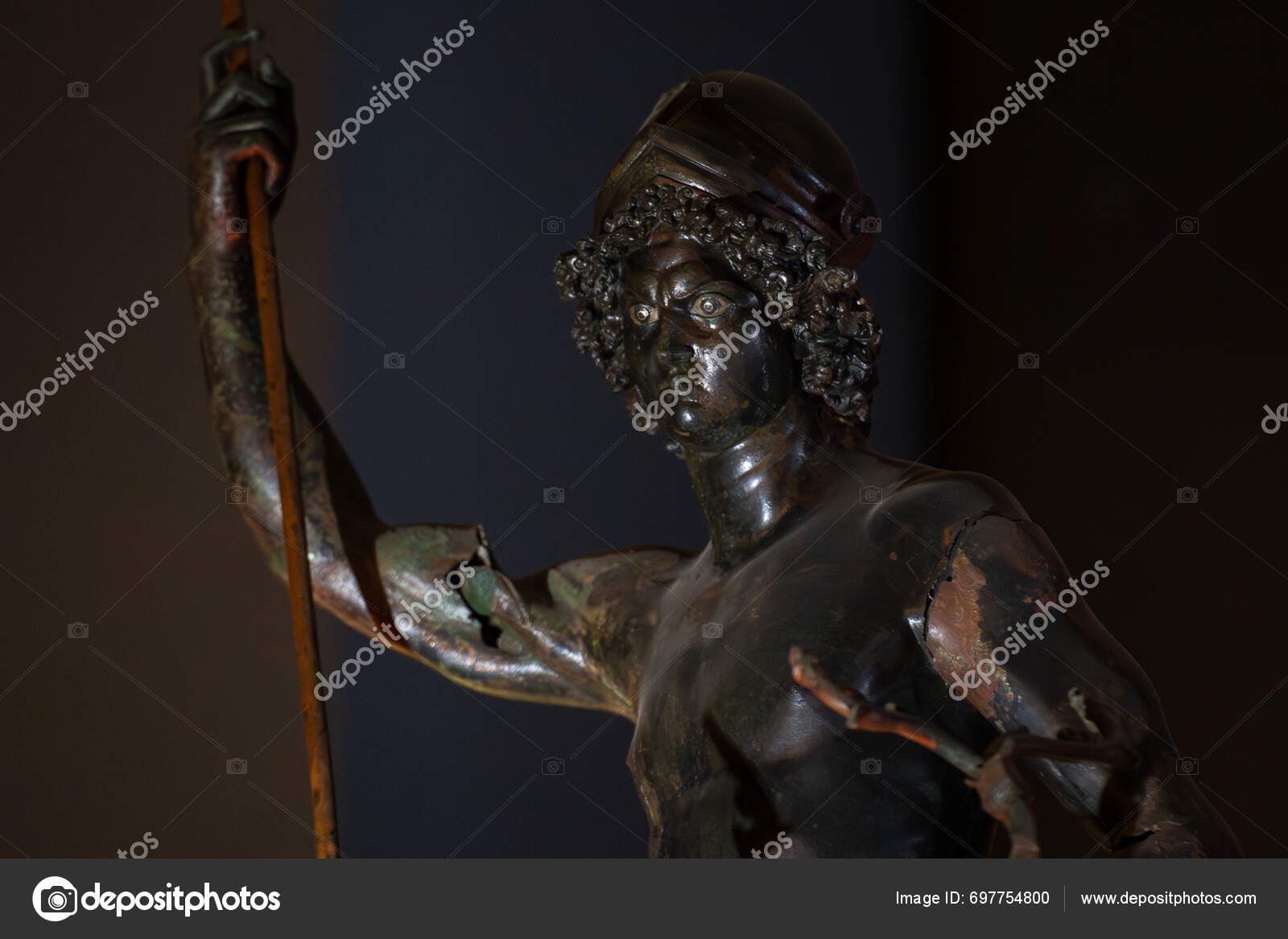 Statue Mars Gaziantep Zeugma Mosaic Museum Gaziantep Turkey December ...