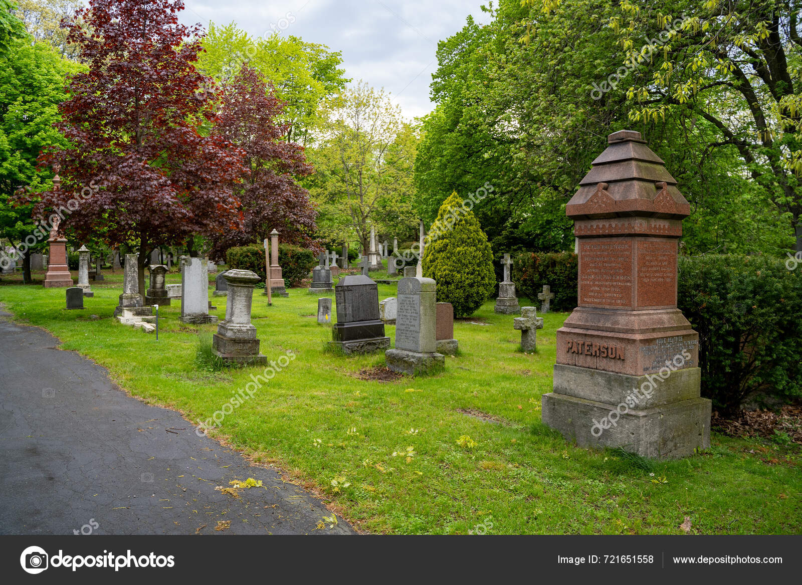 James Cemetery Crematorium Historic Cemetery Toronto Toronto Canada May ...