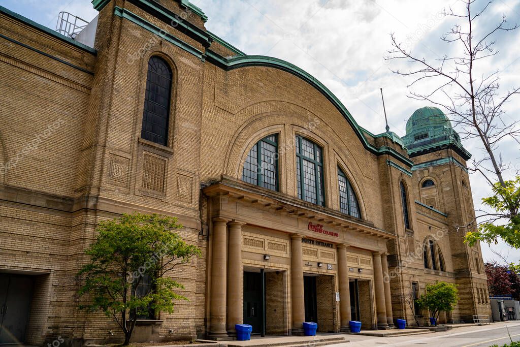 El Coca Cola Coliseum es una arena en Exhibition Place. Toronto, Canadá ...