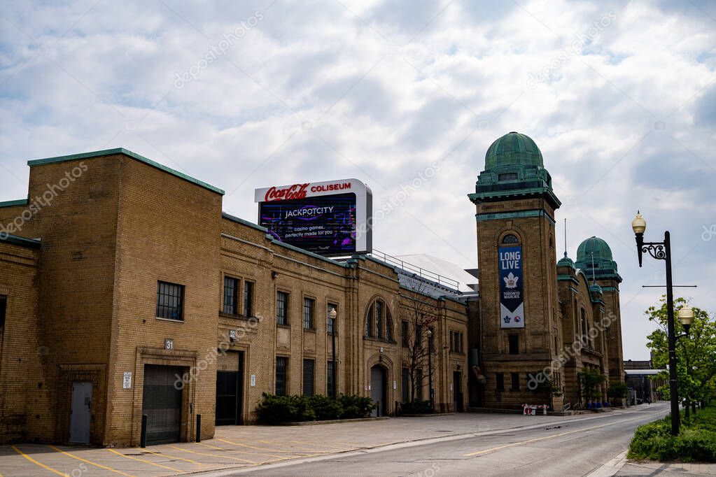 El Coca Cola Coliseum es una arena en Exhibition Place. Toronto, Canadá ...