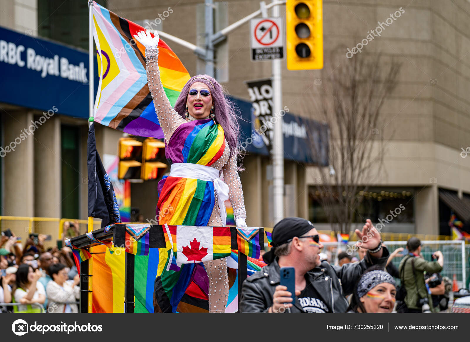 Participants 2024 Annual Pride Parade Downtown Toronto Toronto Canada Jun — Stock Editorial ...