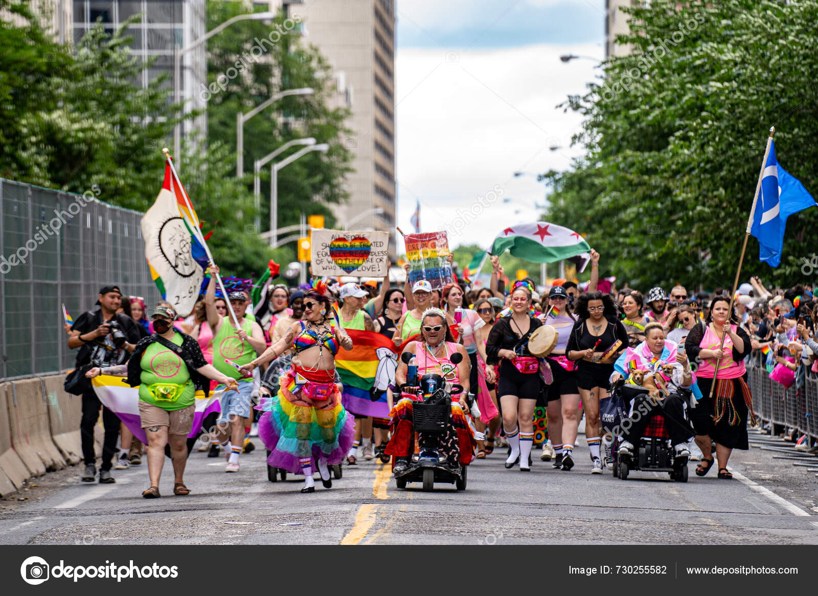 2024 Annual Pride Parade Downtown Toronto Toronto Canada Jun 2024 — Stock Editorial Photo ...