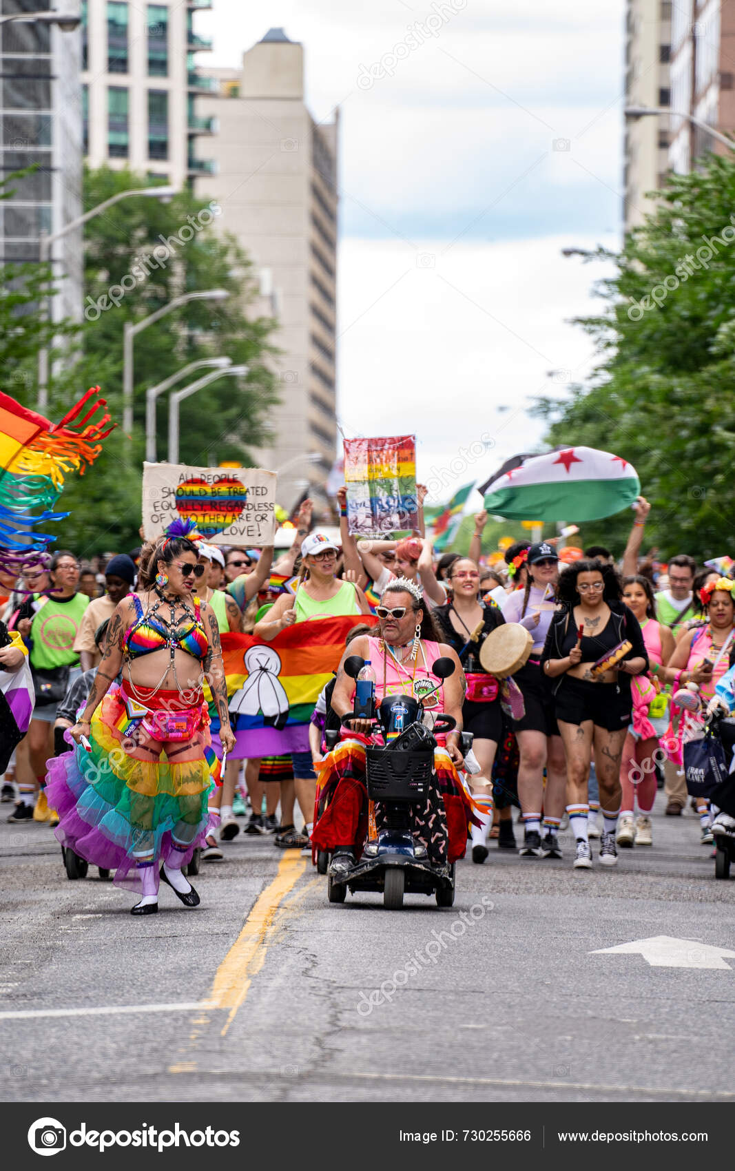 Participants 2024 Annual Pride Parade Downtown Toronto Toronto Canada Jun — Stock Editorial ...