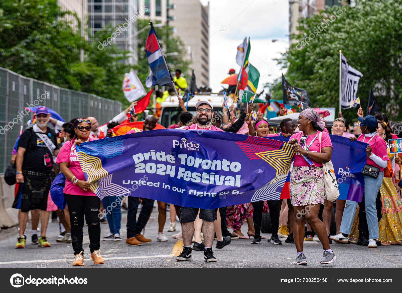 2024 Annual Pride Parade Downtown Toronto Toronto Canada Jun 2024 — Stock Editorial Photo ...