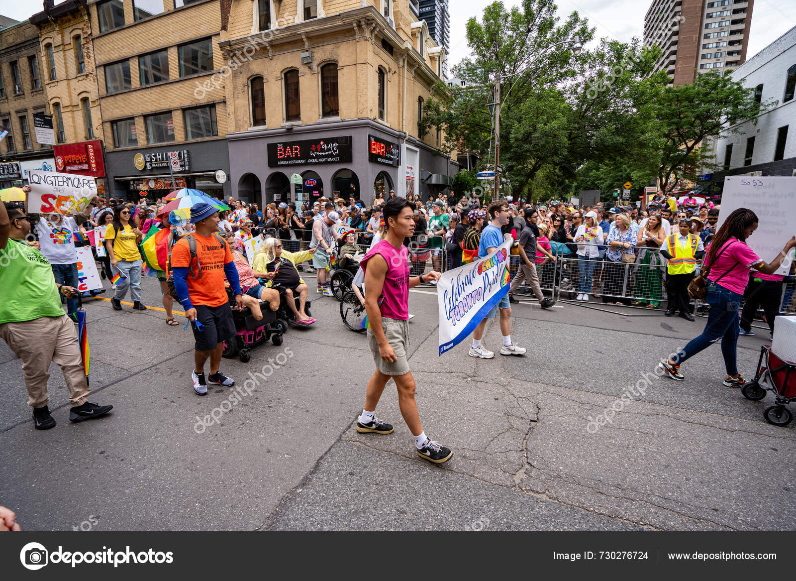 2024 Annual Pride Parade Downtown Toronto Toronto Canada Jun 2024 — Stock Editorial Photo ...