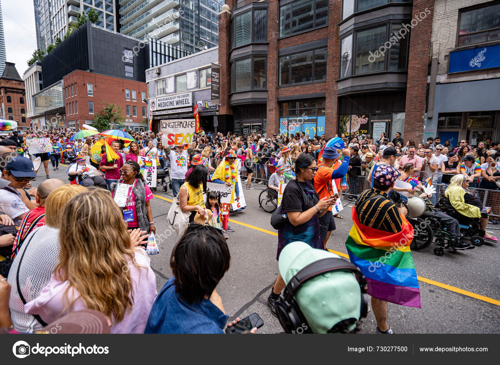 2024 Annual Pride Parade Downtown Toronto Toronto Canada Jun 2024 — Stock Editorial Photo ...