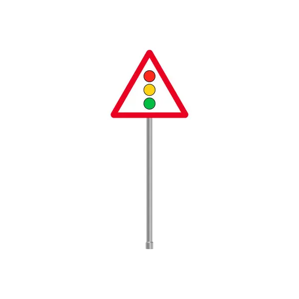 Traffic Light Ahead Road Sign Stock Vector by ©rufatbunyadzade 700656804