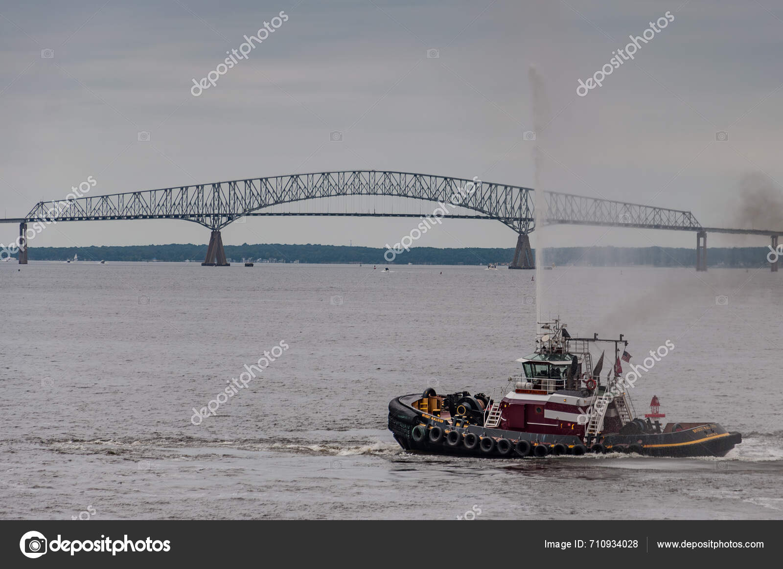 Remembering Francis Scott Key Bridge Baltimore Maryland Usa — Stock ...
