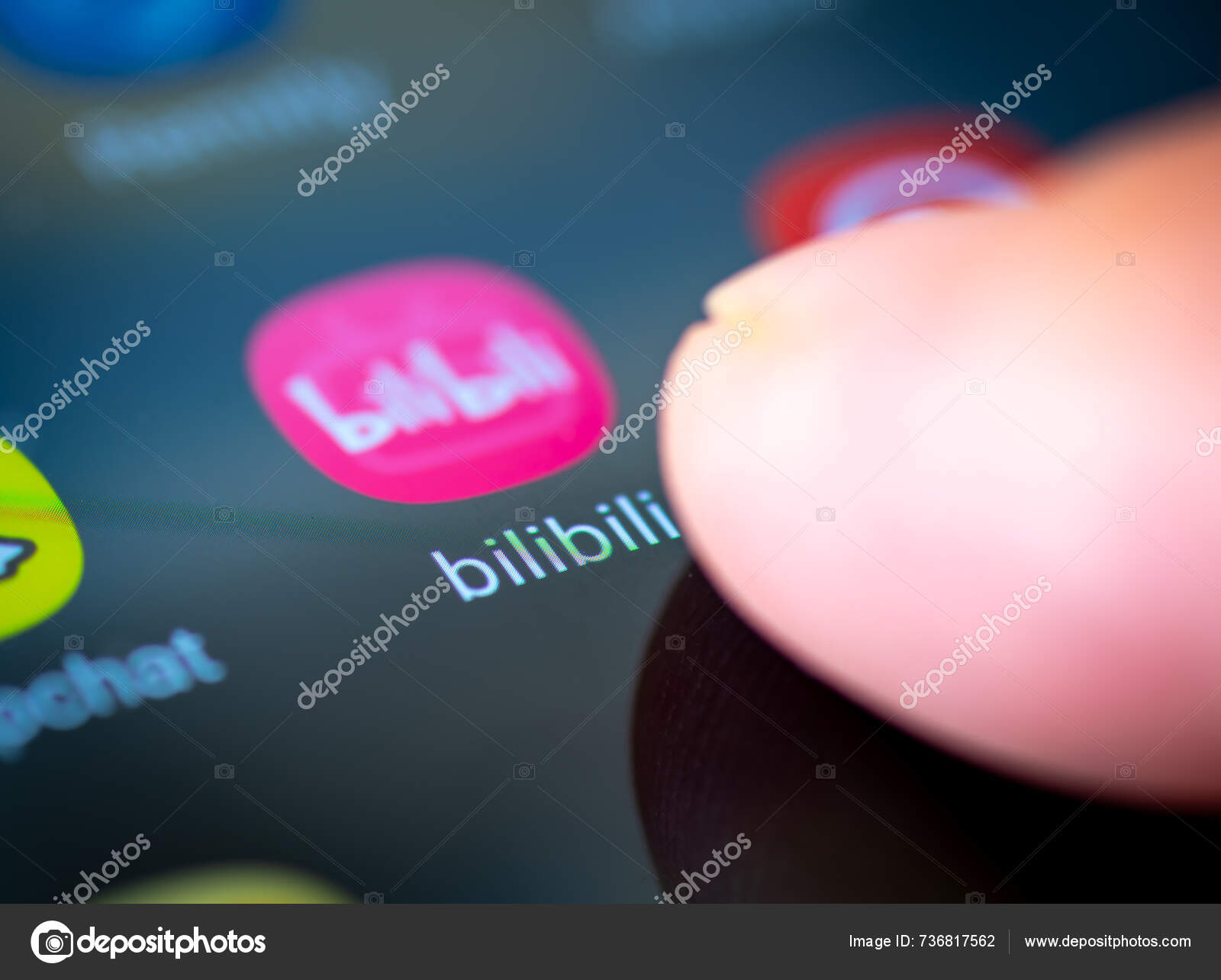 London 2024 Video Sharing Social Media App Bilibili Screen Smart — Stock Editorial Photo ...