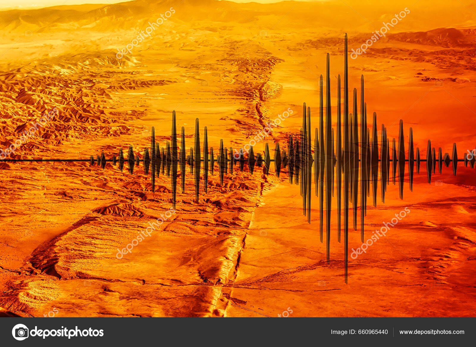 San Andreas Fault Line Reason Many Earth Quakes Good Visibly — Stock ...