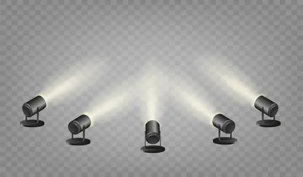 Ground Spotlight Vector