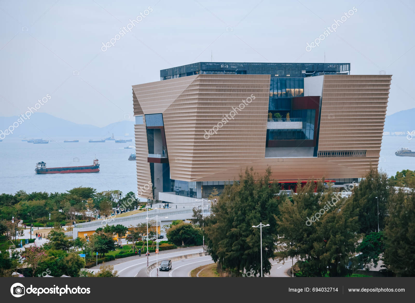 West Kowloon Cultural District Hong Kong Dec 2023 – Stock Editorial ...