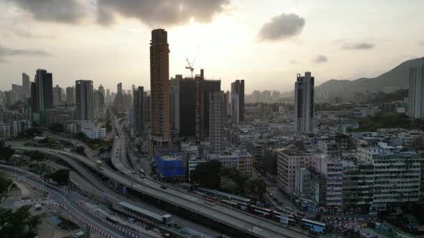 Hong Kong April 2024 Crowded Kowloon City Residential District Aerial — Stock Video © sameashk ...