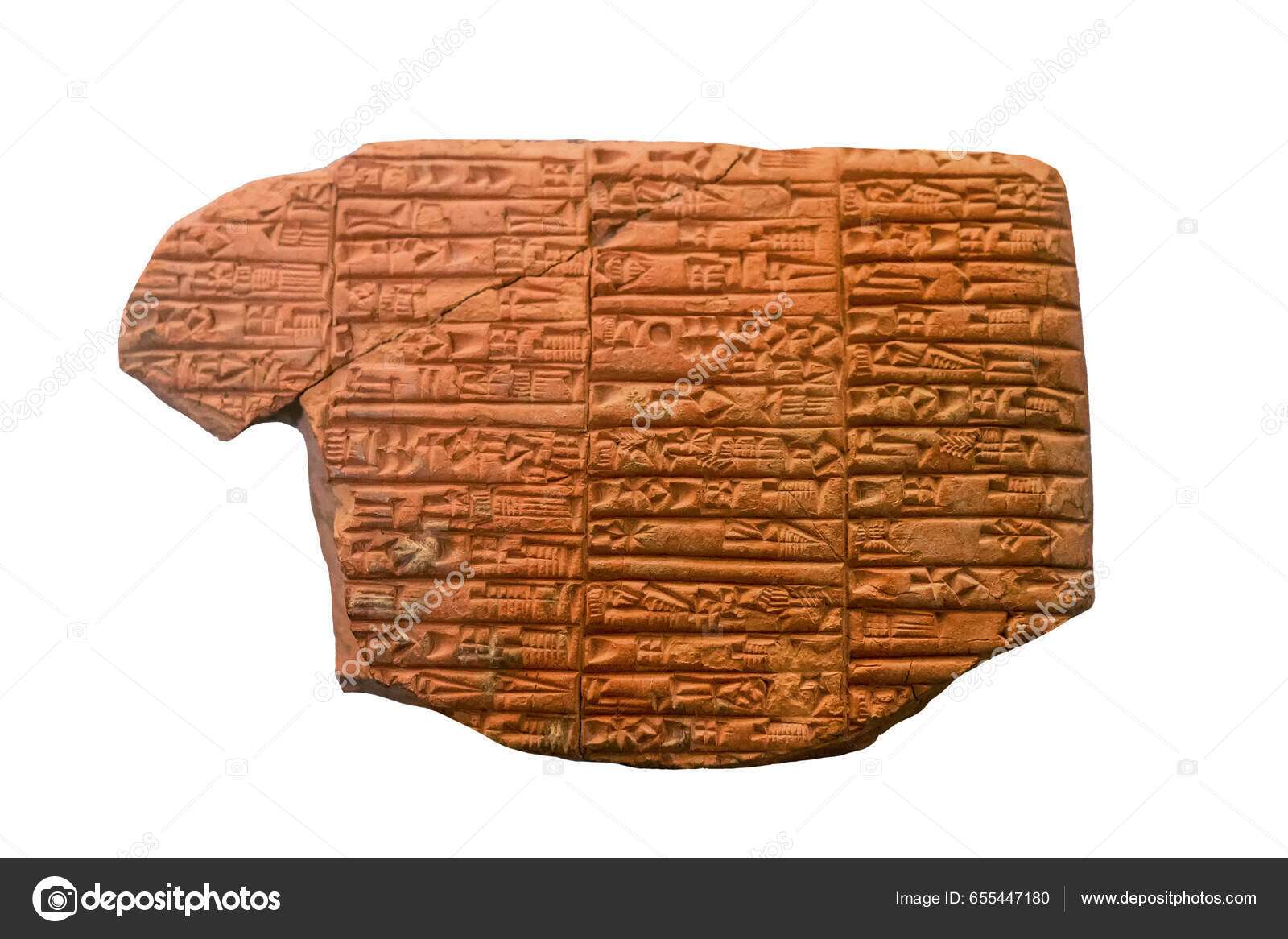 Old Akkadian Administrative Cuneiform Tablet Nippur Ancient Orient ...