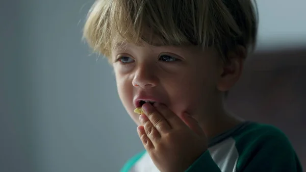 Kid eating snack Stock Photos, Royalty Free Kid eating snack Images ...